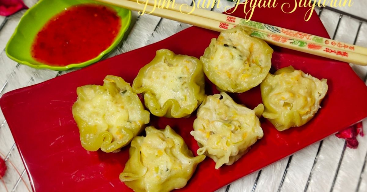 Resep Dim Sum Hijau Sayuran oleh Andika Shelly - Cookpad
