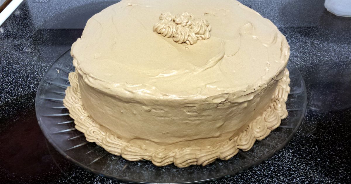 Cocoa Medallion Cake (A Hershey Recipe) & Whipped Chocolate Frosting ...