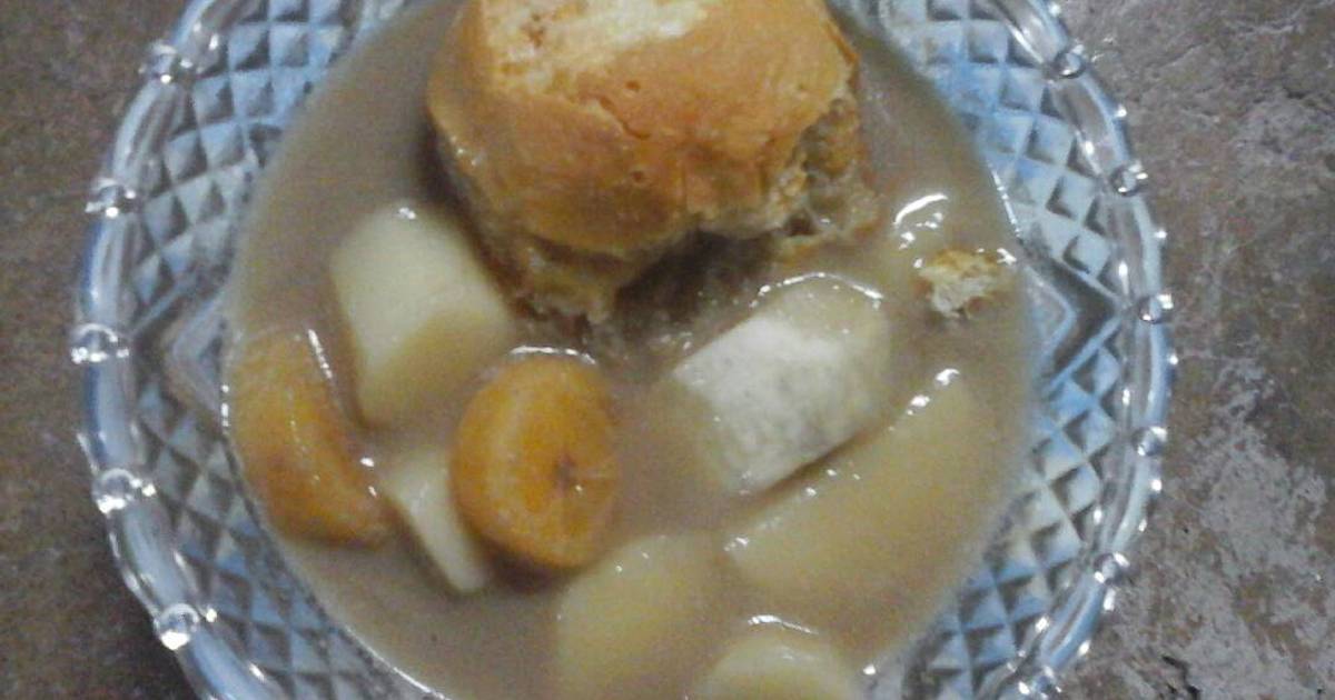 Resep Kolak pisang beradu keladi dan roti oleh lia rulliadi - Cookpad