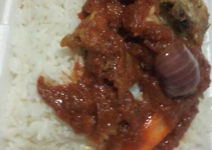White rice and croka fish Recipe by Uchechukwu Iroegbu - Cookpad