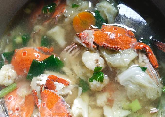 Resep Sup Kepiting Sayuran🦀 oleh inayah - Cookpad