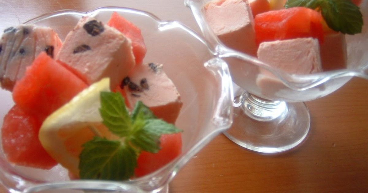 Cubed Watermelon Parfait ♪ Recipe by cookpad.japan