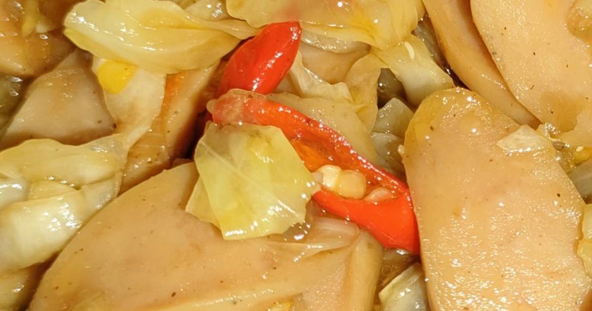 817 resep tumis kubis sosis enak dan mudah - Cookpad