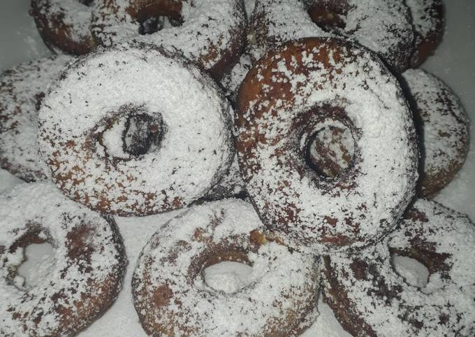 Donas fritas en aceite. 👌 Receta de Marcos Froste- Cookpad