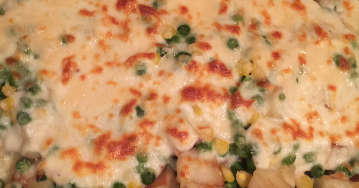 Vegetable Chicken With Bechamel Sauce Recipe by Rae