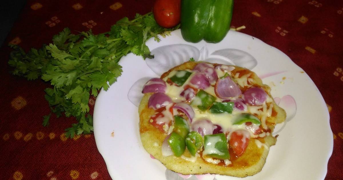 Pizza uttapam Recipe by Mukti Sahay - Cookpad