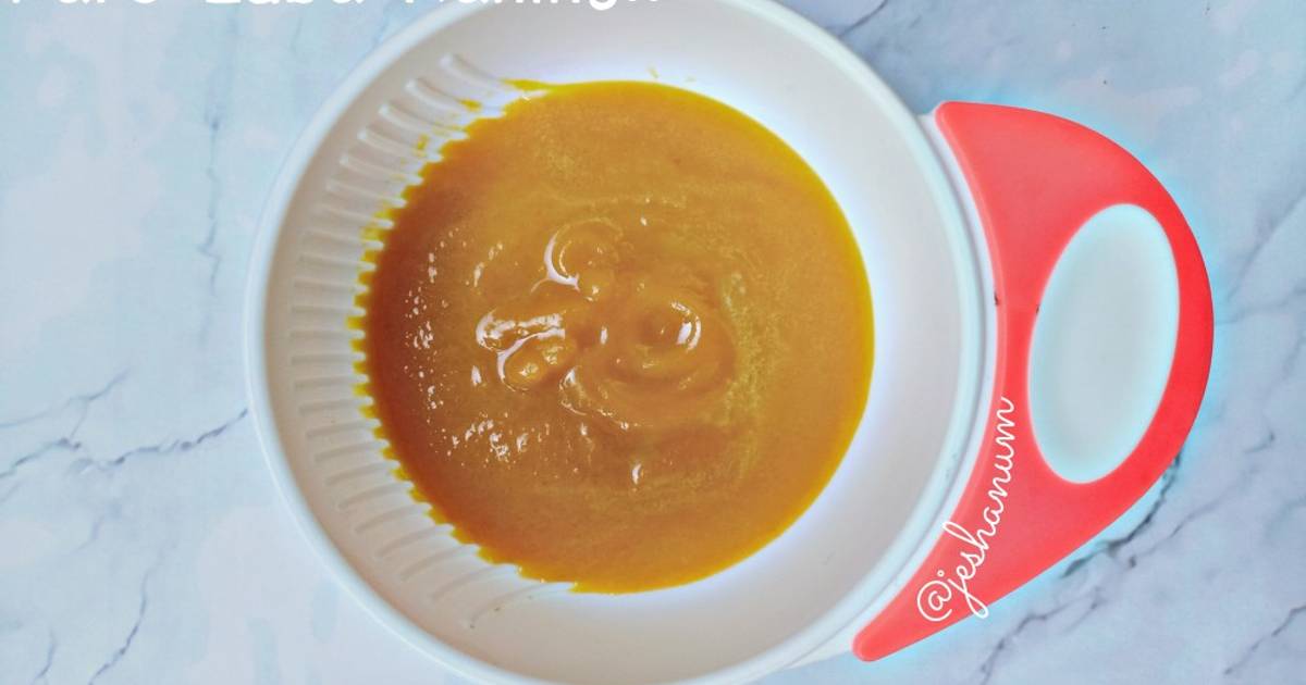 Resep MENU MPASI 6M ~ Pure Labu Kuning oleh Wulan bening Asih - Cookpad