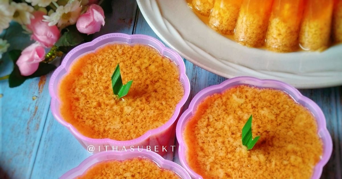 Resep puding gula merah fibercreme rumahan enak dan mudah - Cookpad