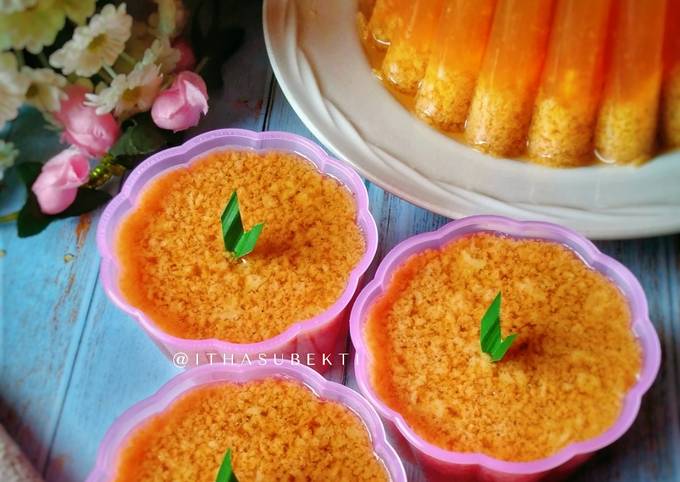 Resep Puding Lumut Gula Merah Fiber Creme oleh Itha Subekti - Cookpad