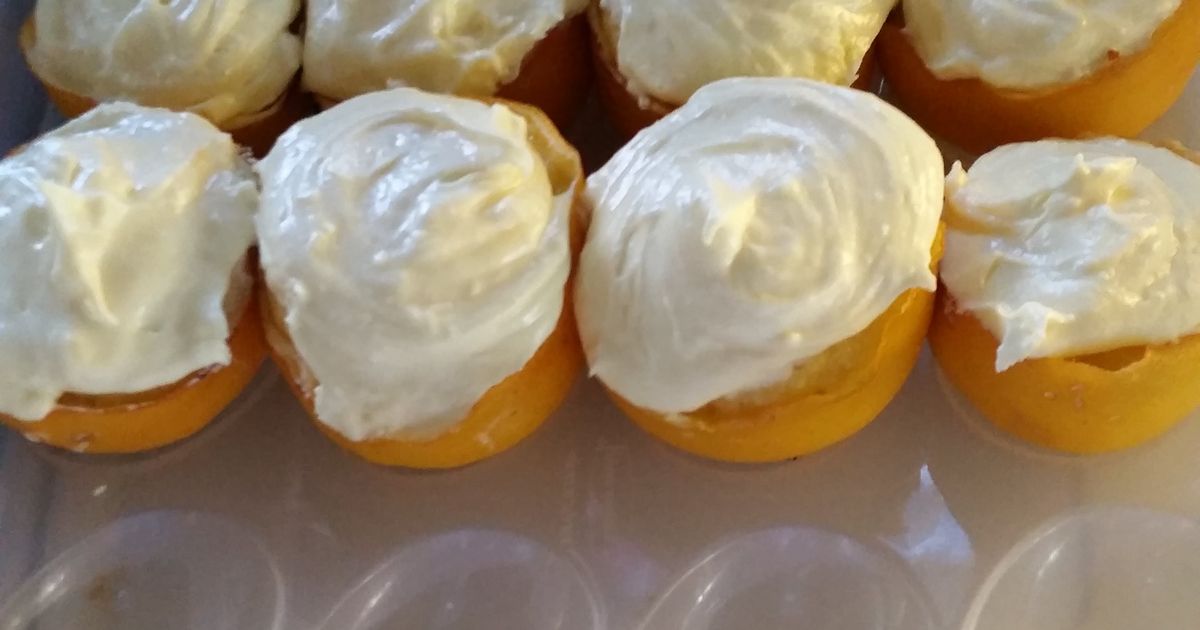 Easy Lemon Shell Cupcakes Recipe By Toffy