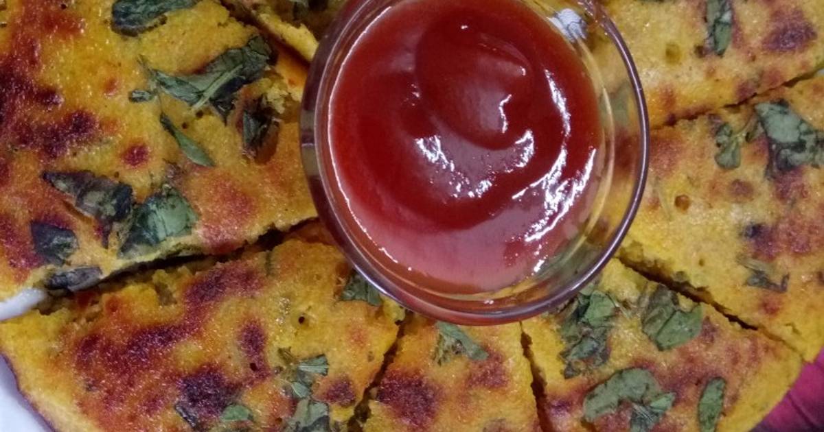 Mix dal & methi pan handva (savoury methi pan cake) Recipe by Vimmi ...