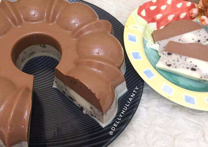Resep Puding Coklat Oreo oleh Delly Hulianty - Cookpad