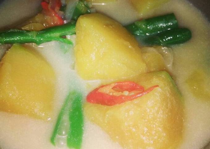 Resep Gulai Putih Labu Kuning oleh Vina Young - Cookpad