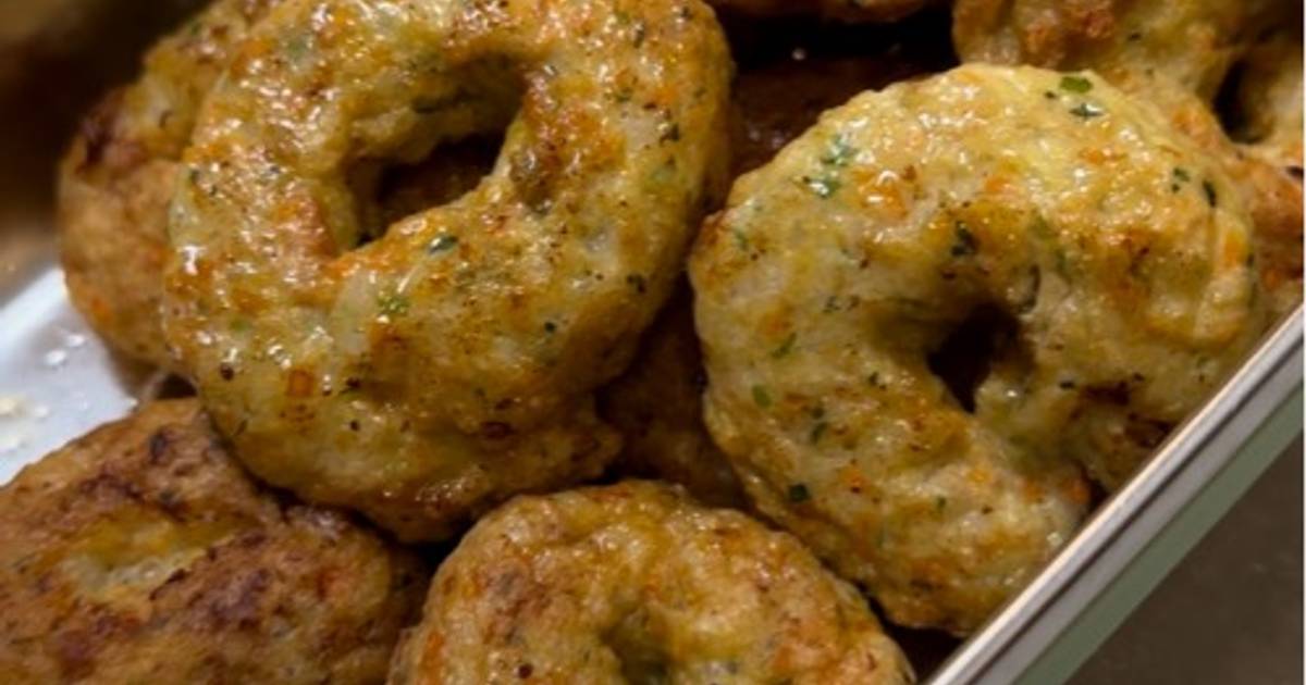 Resep Donat Ayam - Menu Nutrien Dense untuk Bayi MPASI dan anak ...