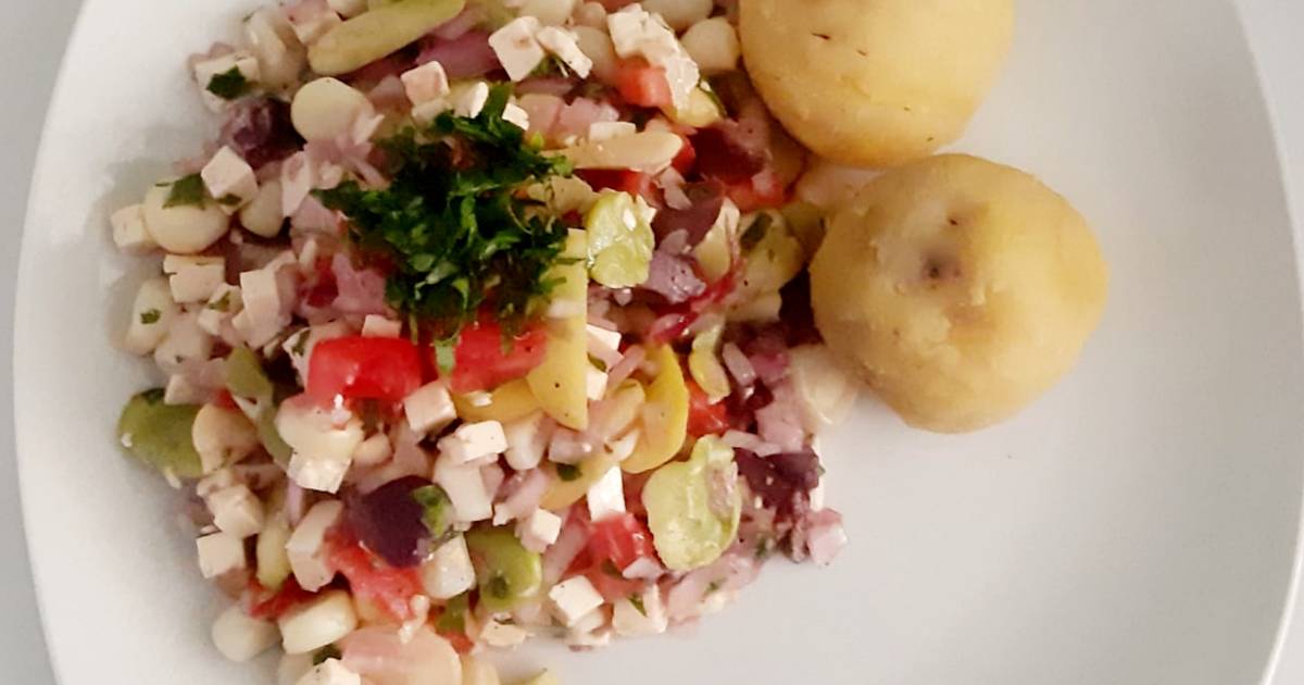 Solterito Arequipeño Receta de Liz Aguirre- Cookpad