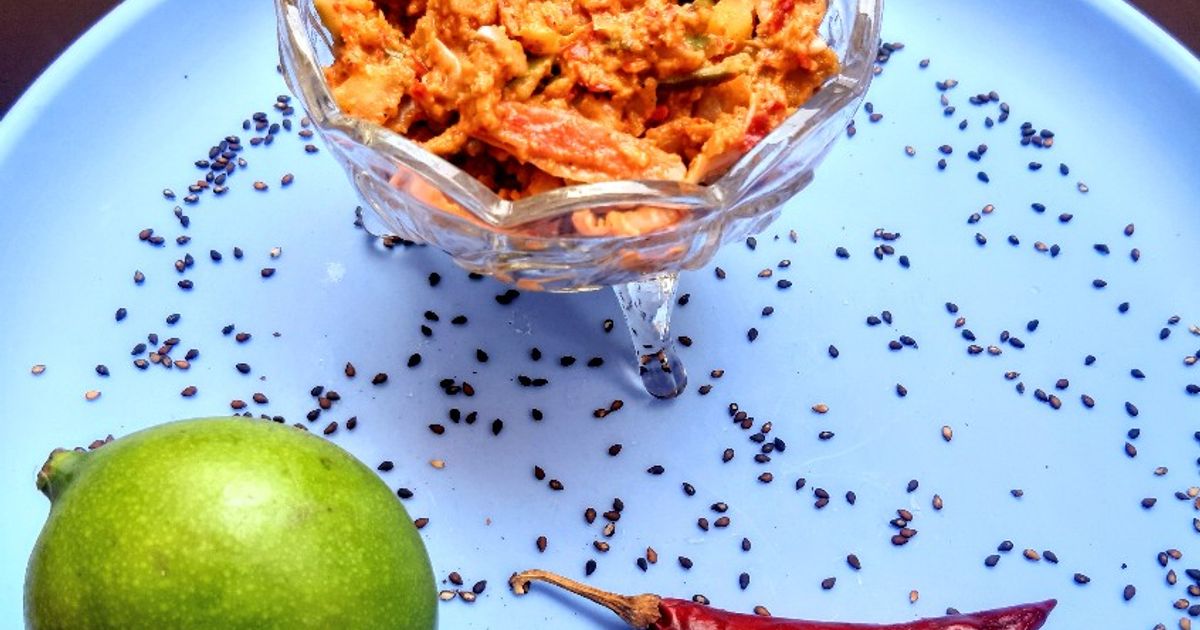 Raw Mango Pachadi Recipe by Harshitha Gurukumar - Cookpad