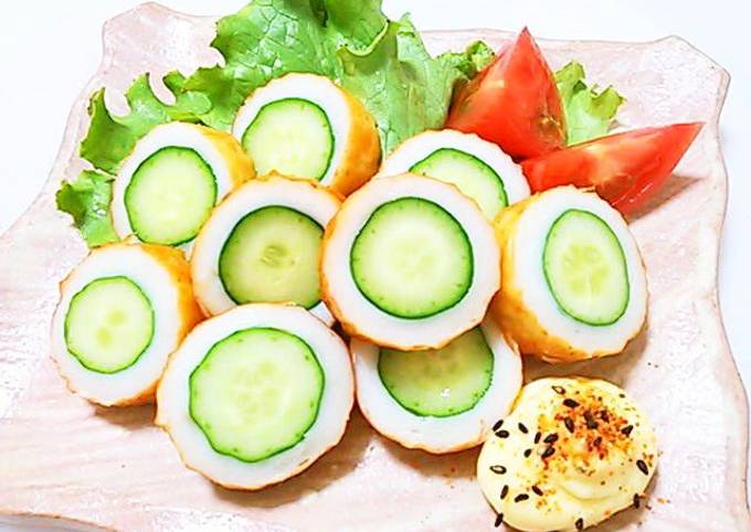 Cucumber Stuffed Chikuwa Recipe by cookpad.japan - Cookpad