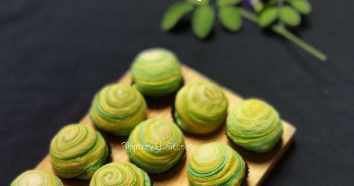 Resep Thousand Layer Emerald Mooncake (Pia Lapis Isi Keju) oleh Wids ...