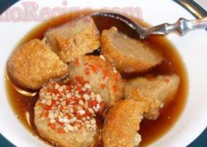 Resep Bakso Goreng Kuah Cuka oleh IndoRecipe - Cookpad