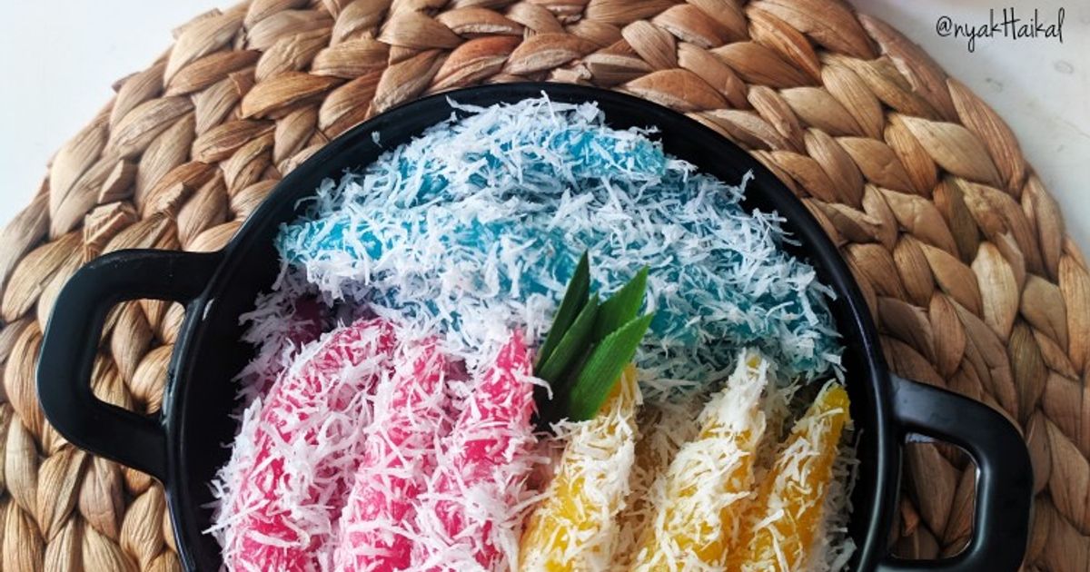 Resep cenil tapioka kukus rumahan enak dan mudah - Cookpad