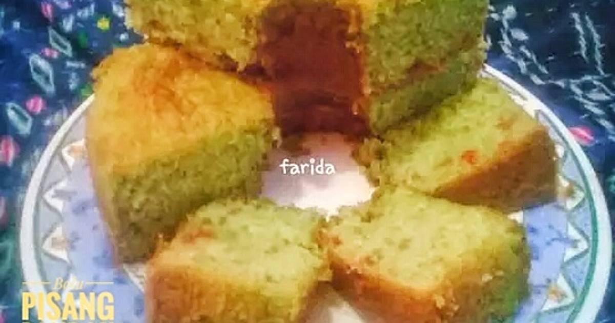 Resep Bolu Pisang Pandan Sukade oleh farida Sulthan 🇮🇩 (IG. Malika02782) - Cookpad