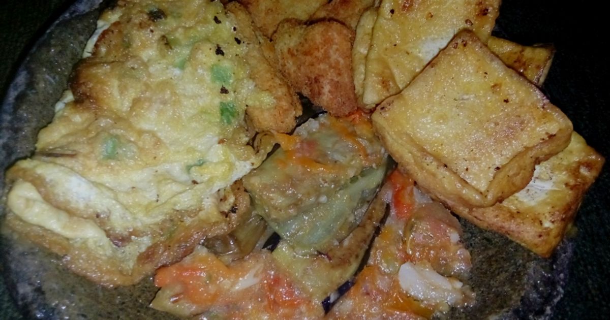 Resep pecak tahu tempe rumahan enak dan mudah - Cookpad