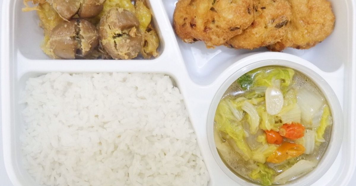 Resep Menu Bekal Simple (Tumis Sawi Putih, Bakso Goreng & Tahu Selimut ...