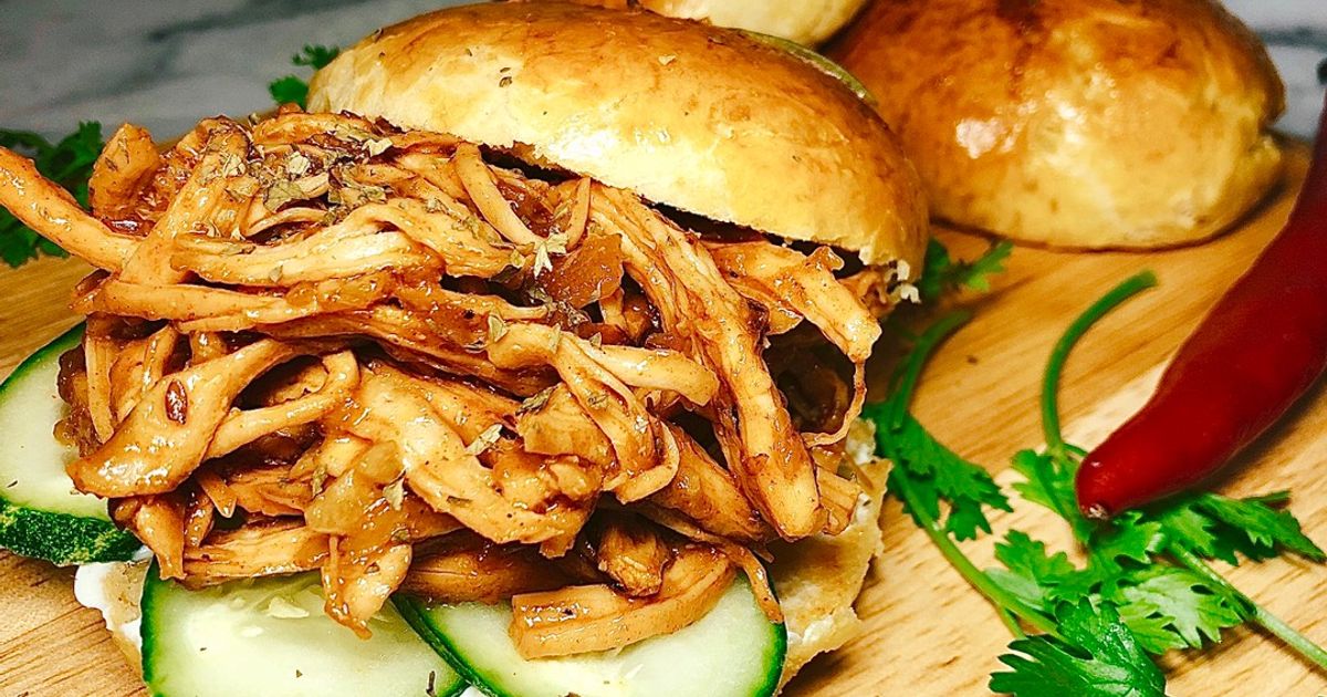 Cách Làm Món Bánh Gà Xá Xíu Nướng + Phô Mai Kem (Slow Cooker Buffalo ...