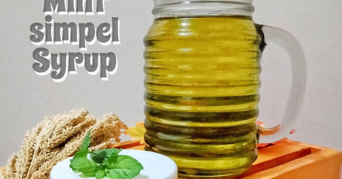 Resep Mint simpel Syrup oleh Mamaraffiyya - Cookpad