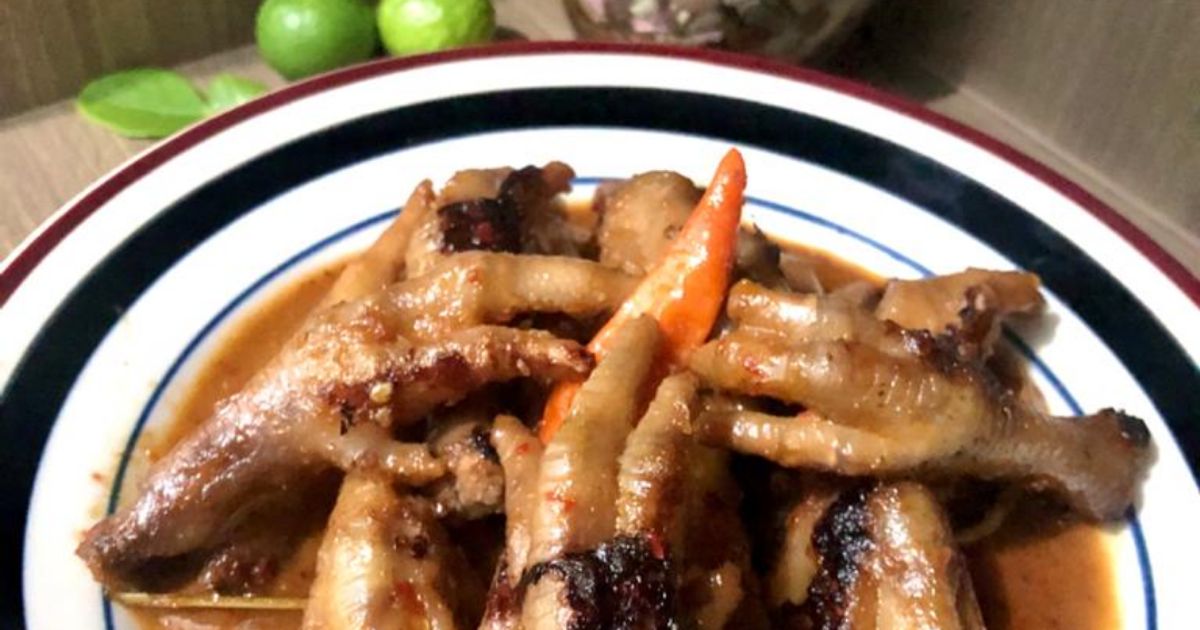 Resep Ceker Bakar Bumbu Rujak Pedas oleh Laila El - Cookpad