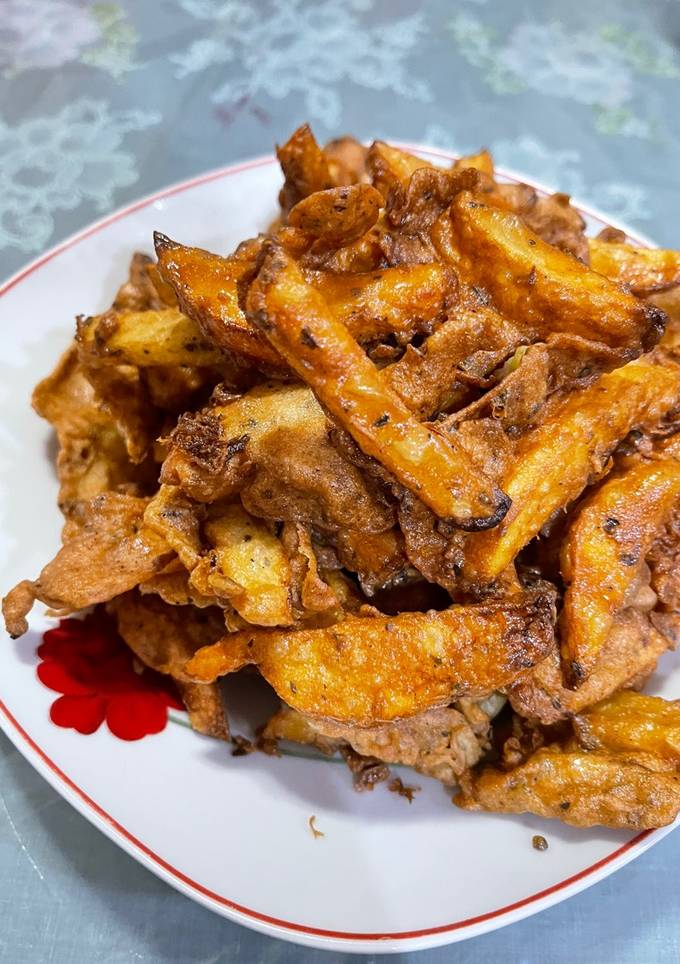 Resep Kentang goreng homemade kriuk oleh shy_kitchen - Cookpad