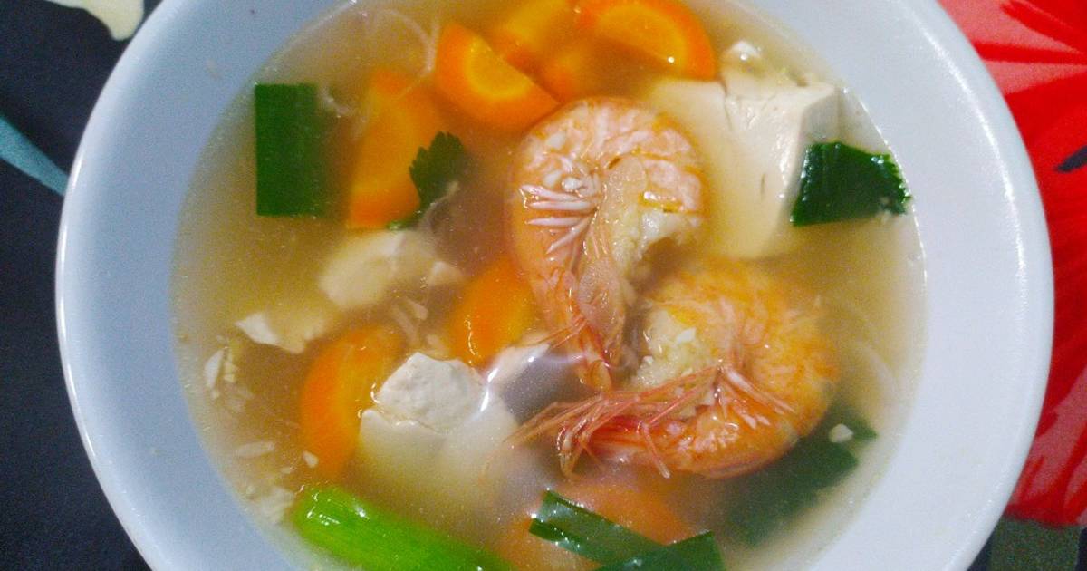 Resep Sup Udang Simple oleh marissca bangun - Cookpad