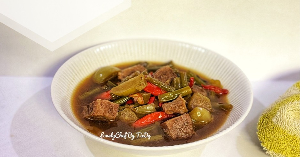 Resep Asem Asem Daging Sapi Buncis Seger oleh Lovelychef By TieDQ - Cookpad