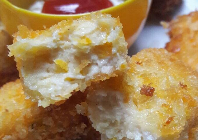 Resep Nugget Ayam Cheesy oleh yetty patna putri - Cookpad