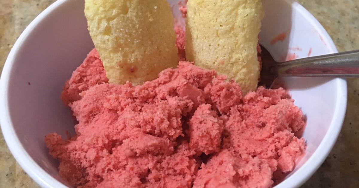Helado de frutilla a la crema - 290 recetas caseras- Cookpad