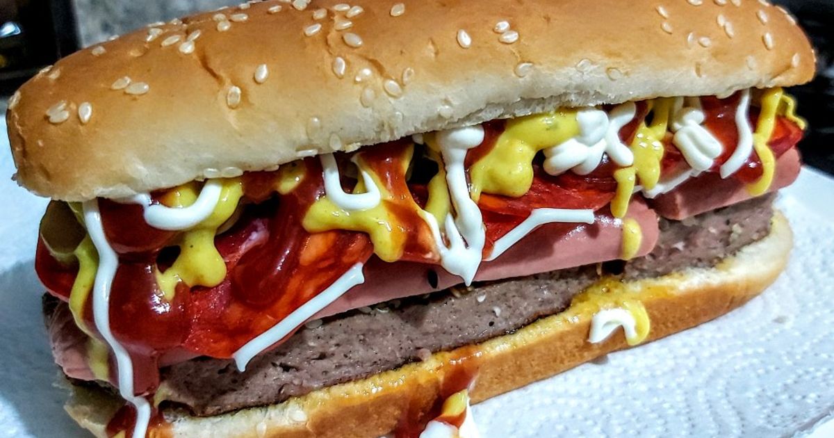Perro🌭Hamburguesa🍔Con Chorizo Español...! Receta de 🌺Zandry ABRADELO🌺 ...
