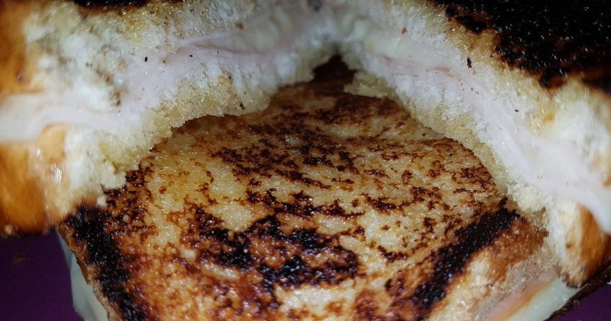 Sándwich Mixto Con Mantequilla Hecho En Sartén!!😋🍴 Receta de Laura Sanz ...