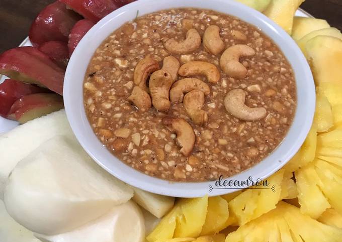 Resep Bumbu Rujak Kacang Mete oleh Dee Amron - Cookpad