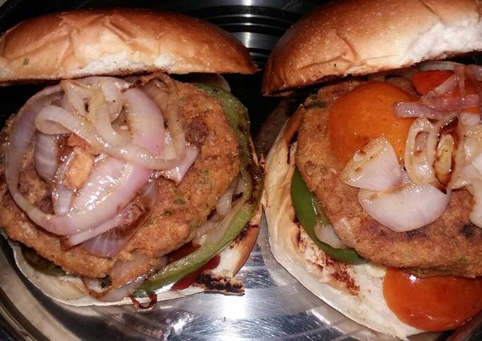 Soya Burger Recipe by Anjali padhy - Cookpad