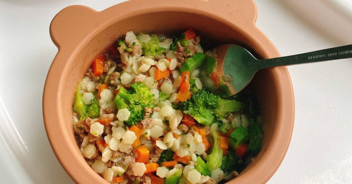 Cách Làm Món Bữa sáng cho bé : Nui xào bò rau củ của Lá Xanh - Cookpad