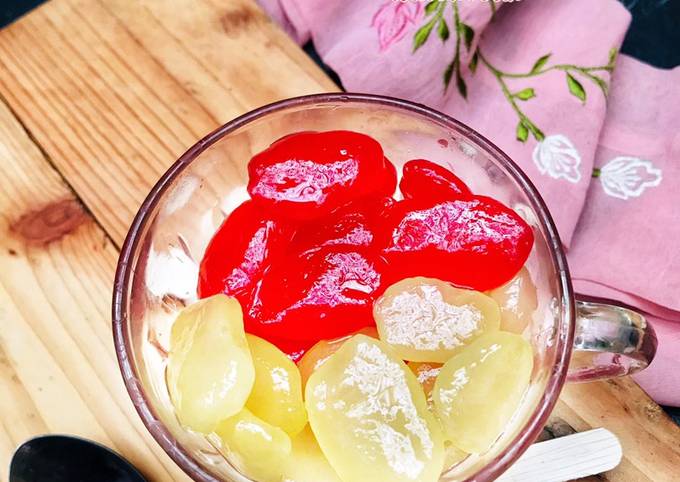 Resep Manisan Kolang Kaling (Merah Putih)🇮🇩 oleh anif agustina - Cookpad