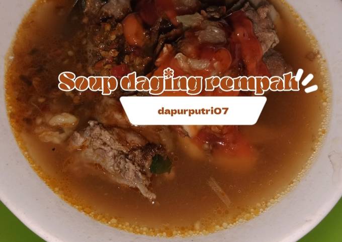 Resep Soup daging rempah oleh Mesraputri - Cookpad
