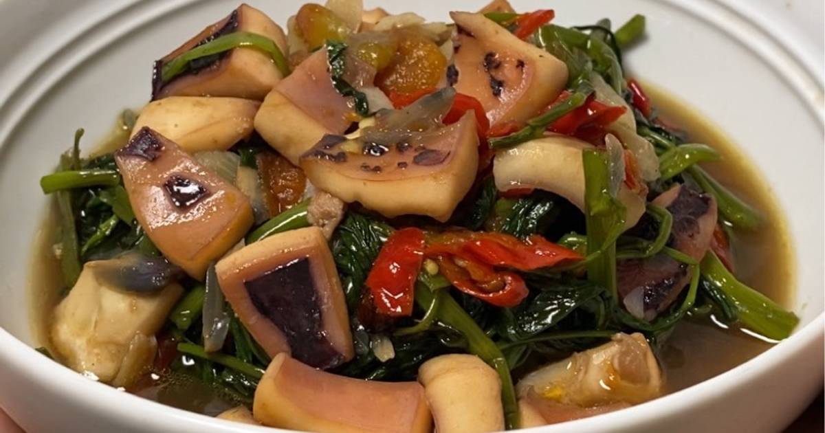 525 resep cumi sayur kangkung enak dan mudah - Cookpad