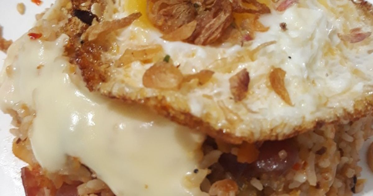 Resep Cakalang Fried Rice With Mozarella oleh Angela Saputri - Cookpad