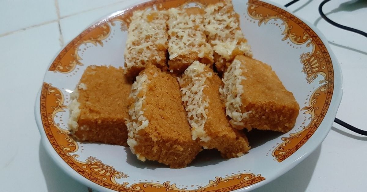 Resep Milky Latte Sponge Cake (No Mixer) oleh Yunika - Cookpad