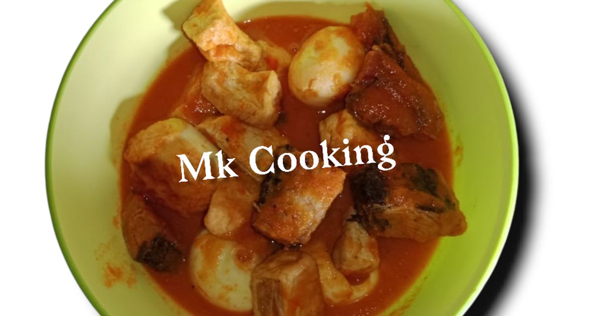 Resep Tongkol Tahu Telor Bumbu Bali oleh Mk Cooking - Cookpad