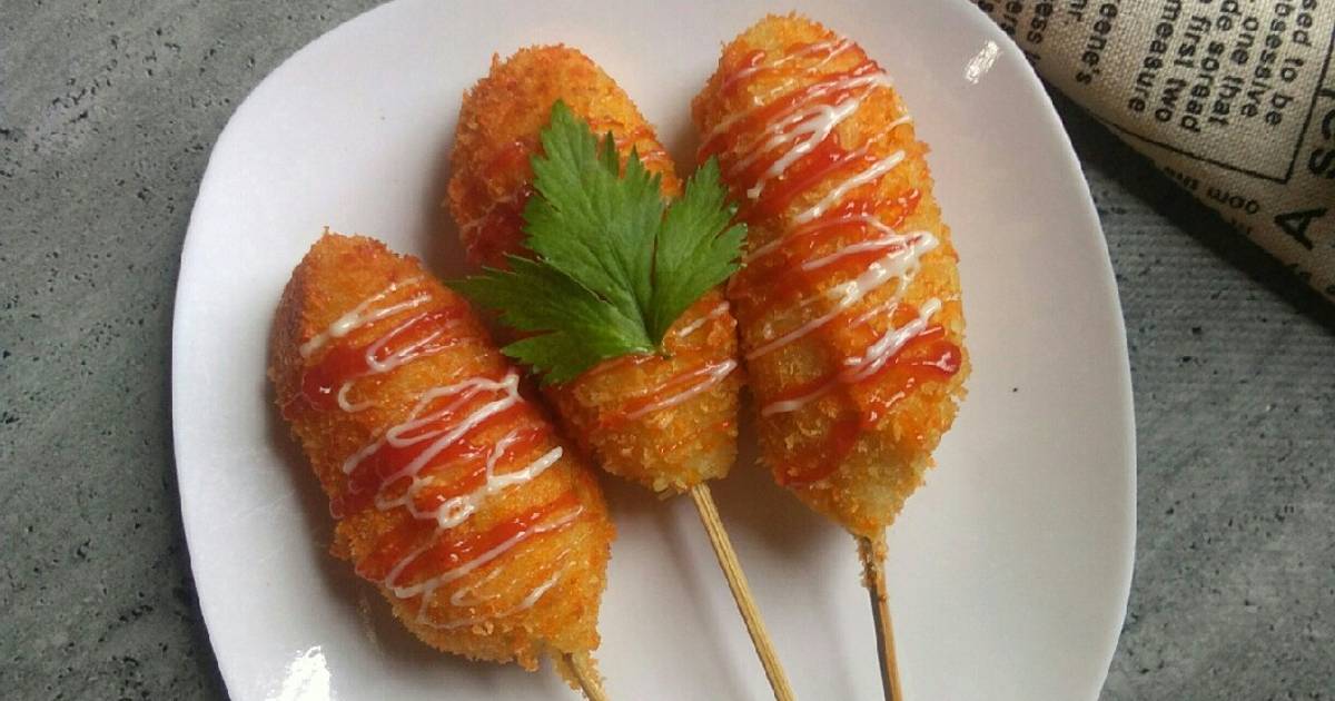 80 resep sosis corn dog potato enak dan mudah - Cookpad