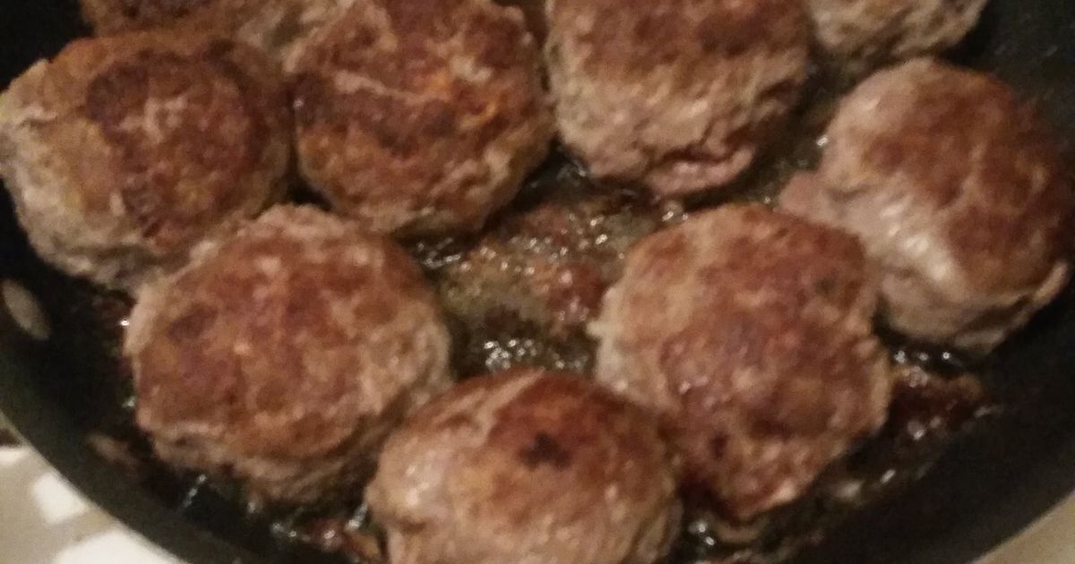Catalina's Italian Style Pan Fried Meatballs Recipe By Catalina