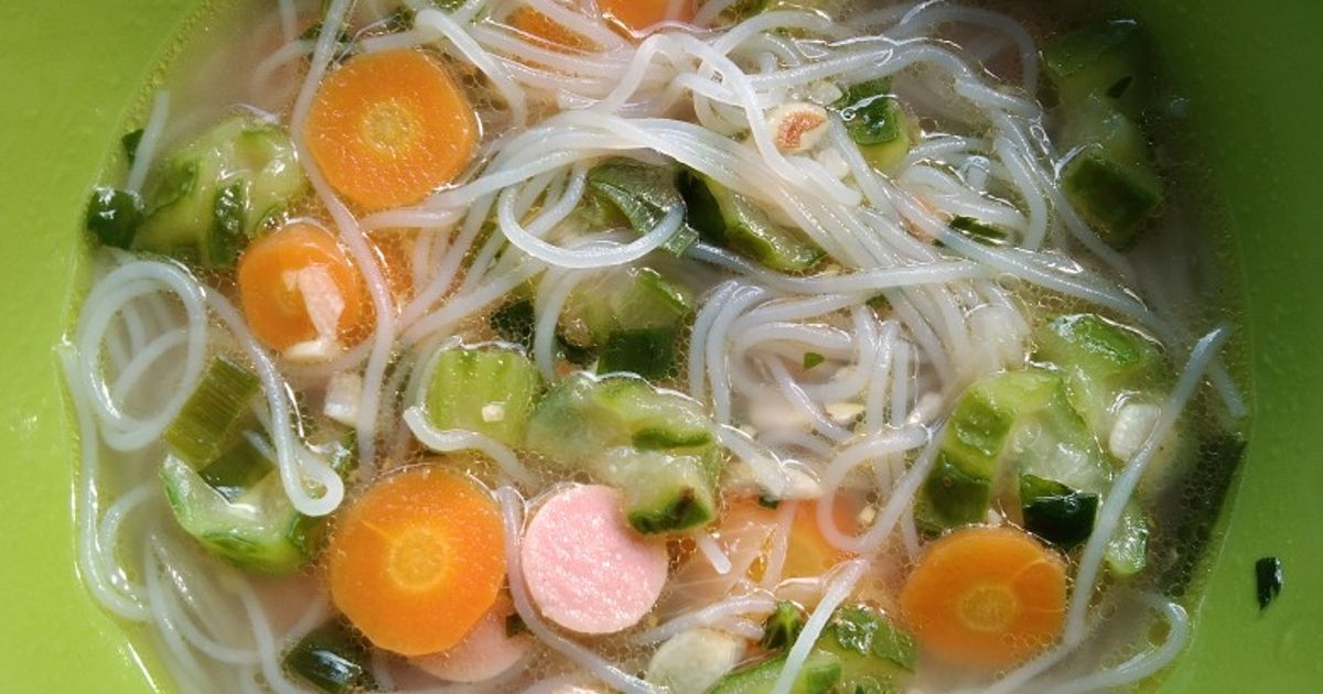 Resep sop oyong bihun daging sapi rumahan enak dan mudah - Cookpad