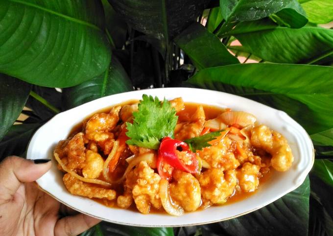 Resep Ayam Tepung Saus Asam Manis Oleh Sofii🌸 Cookpad